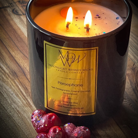 Persephone | Luxury Soy Wax Candle – Moonlight Whimsy Wicks